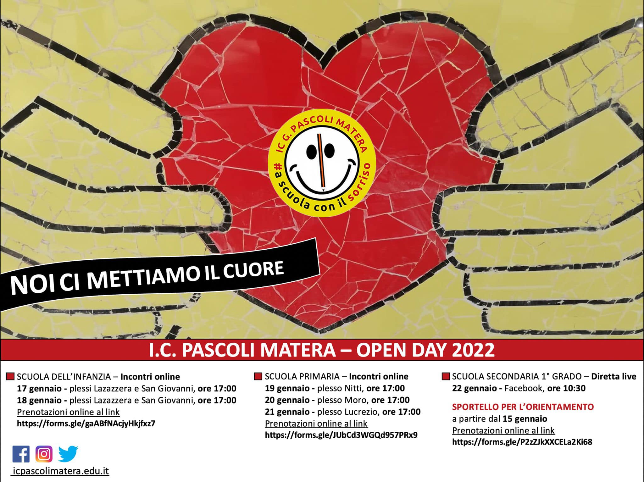 Open Day 2022 – Istituto Comprensivo Pascoli Matera
