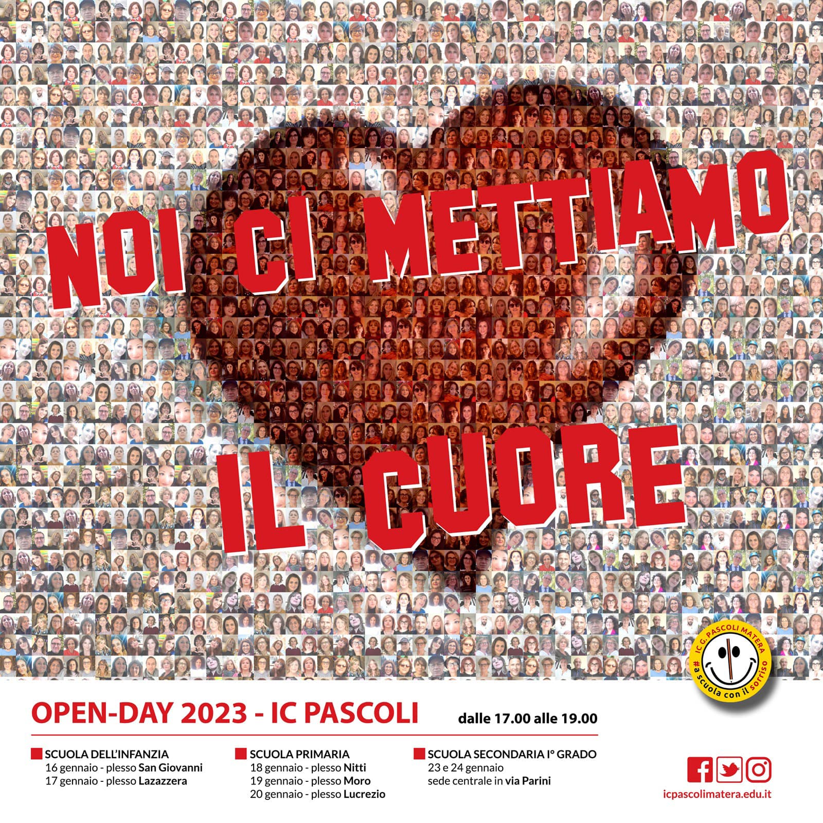 Il cuore e la……..faccia della Pascoli – Istituto Comprensivo Pascoli Matera